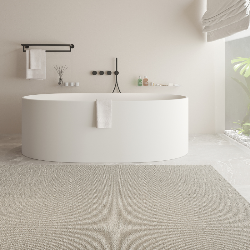 Ideavit Solidcliff vrijstaand bad - Solid Surfaces