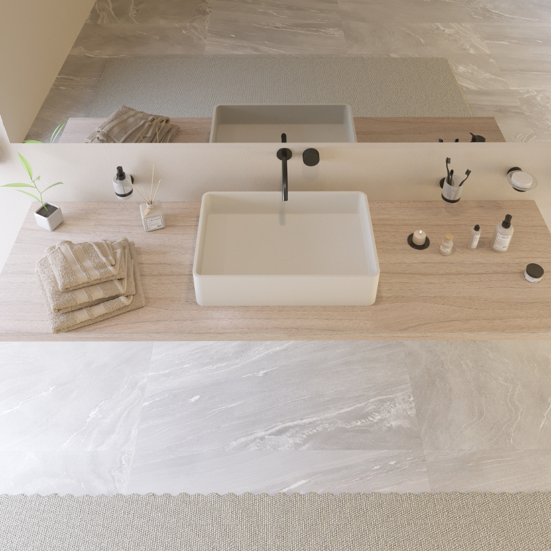 Ideavit Solidtop 60 wastafel - Solid Surfaces